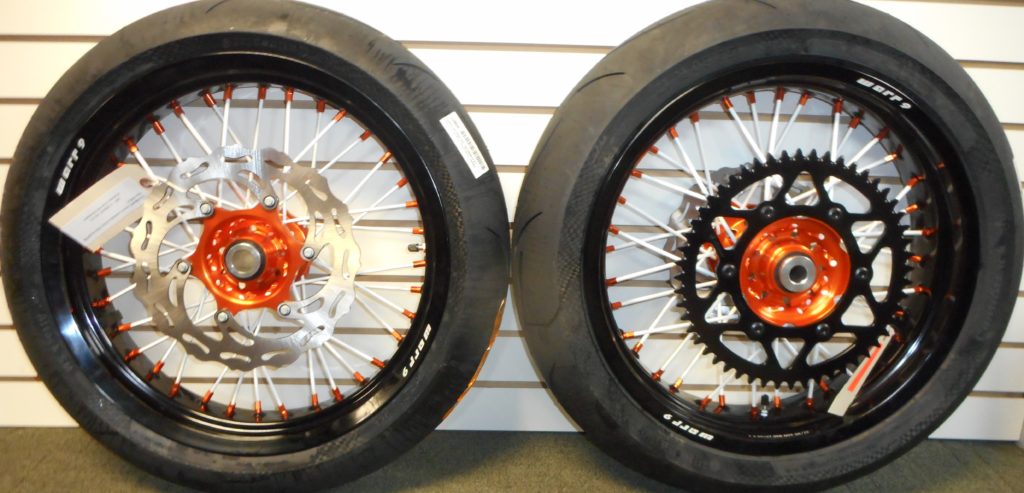 Supermoto Conversion Kit, Supermoto Wheels and Tires