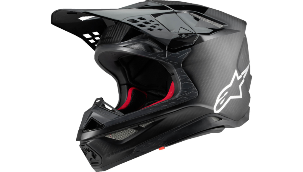 Alpinestars Supertech M10 Helmet - Fame - MIPS® - Black Carbon - Medium ...